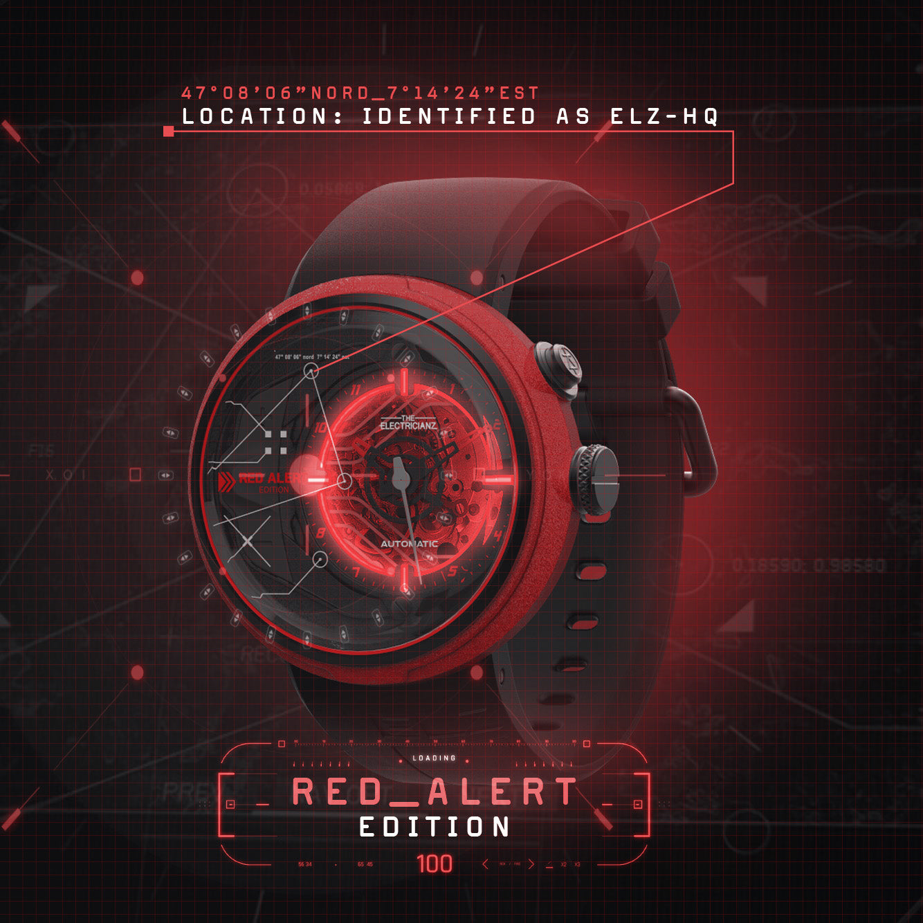 The ELECTRICIANZ Red Alert - Red Army Watches Malaysia