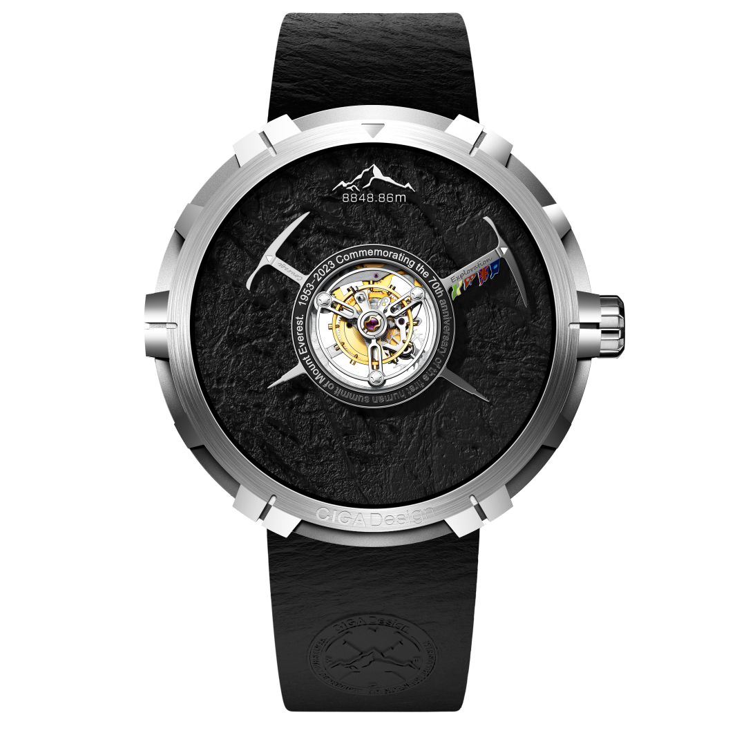 CIGA Design Central Tourbillon Mount Everest Homage Edition Titanium ...