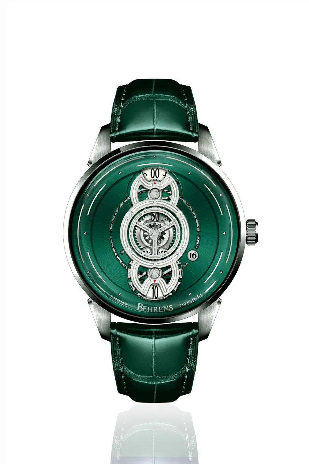 BEHRENS "SPACE TRAVELLER" AUTOMATIC GREEN FUME – Red Army Watches Malaysia