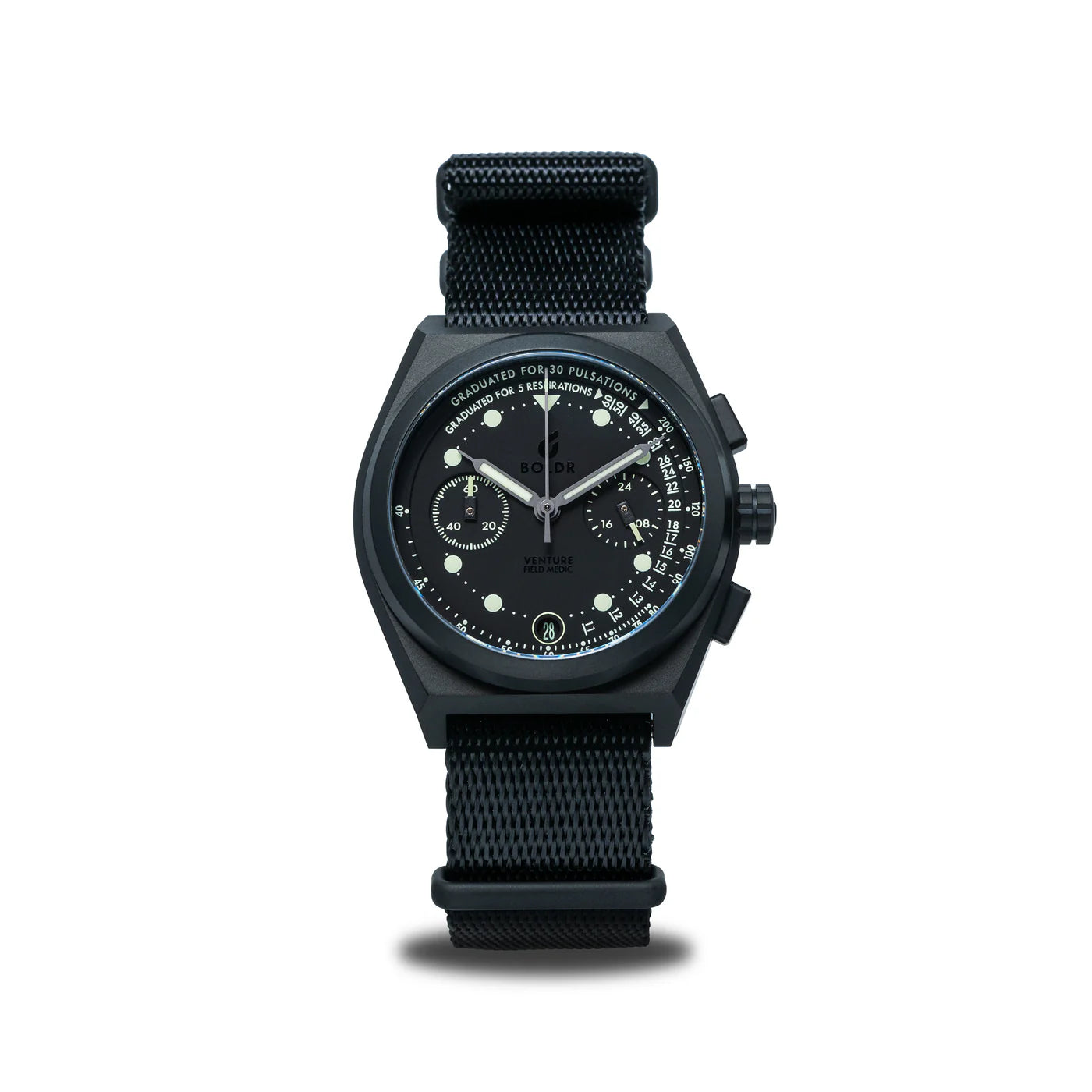 BOLDR Venture Field Medic Stealth | Red Army Watches Malaysia