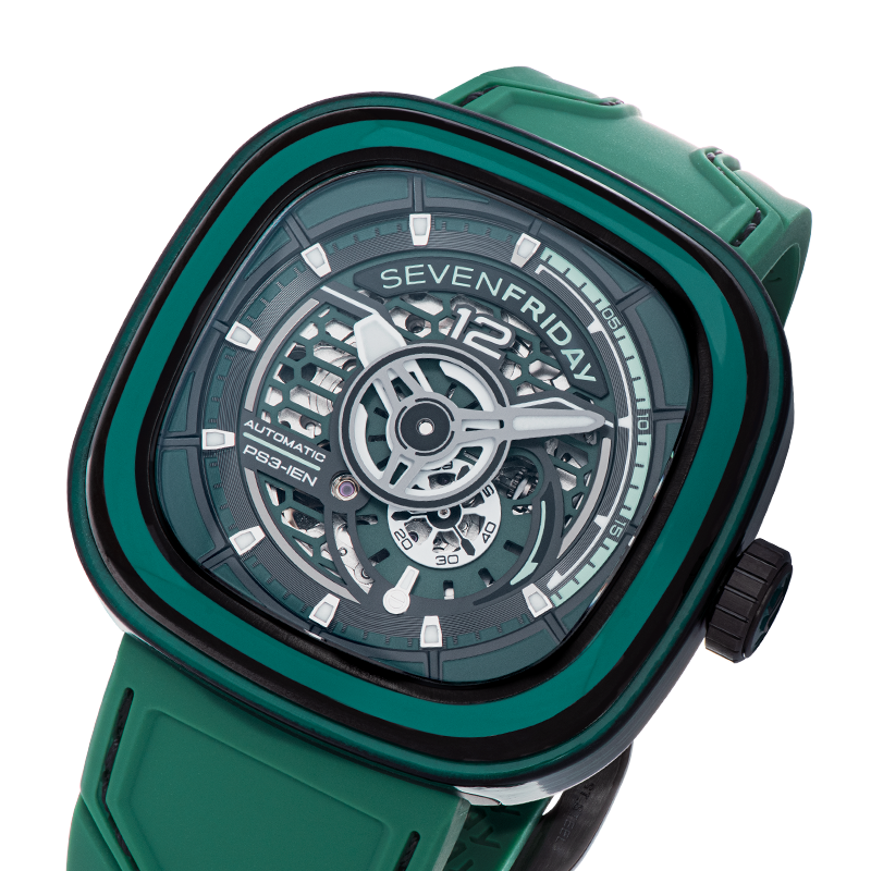 Shop SEVENFRIDAY PS3/05 "GREEN CARBON" | Red Army Watches Malaysia