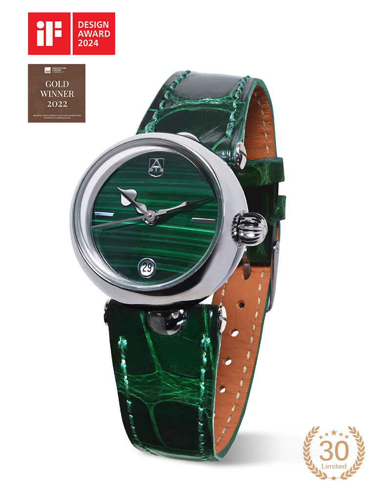 ALEXANDER SHOROKHOFF Shar Green malachite AS.SH01-5 | Red Army Watches ...