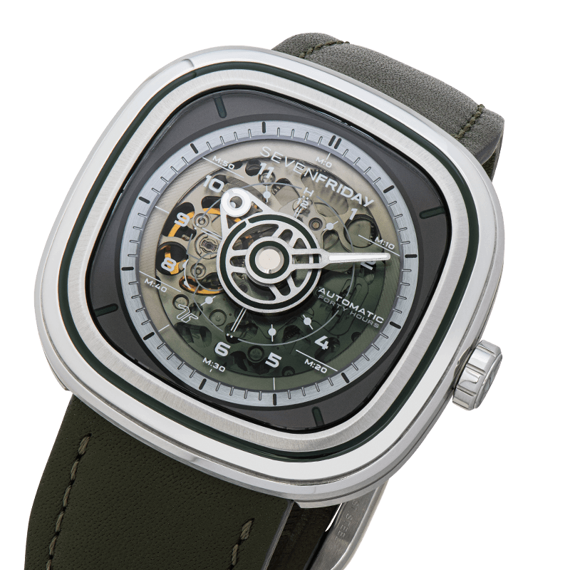 Shop SEVENFRIDAY WATCH T1/06 - "GREEN T" | Red Army Watches Malaysia